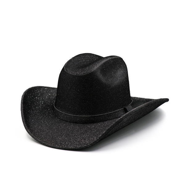 Sombrero Textil Negro con Diseño Exclusivo- Formal -Cowboy – MORO ...